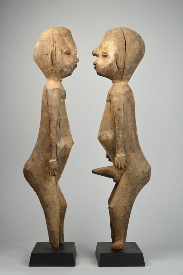Pair of Large Lobi Figures